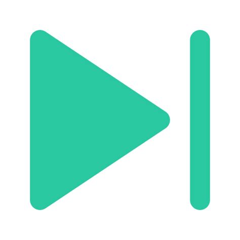 Next Ic Skip Button Media Player Icon Download On Iconfinder