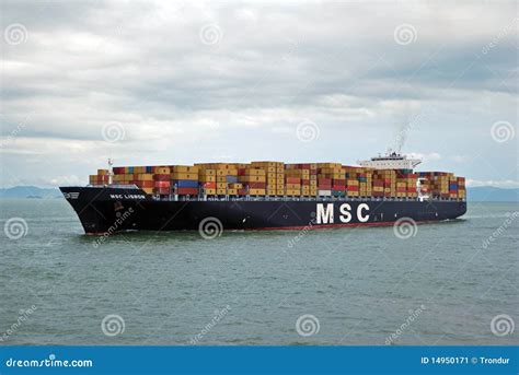 Hong Kong May 20 2010 Container Vessel Editorial Photo Image Of