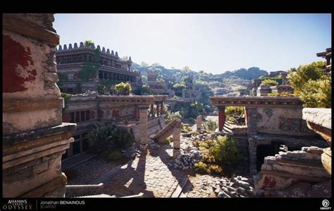 Artstation Assassins Creed Odyssey Minoan Palace Environment Art