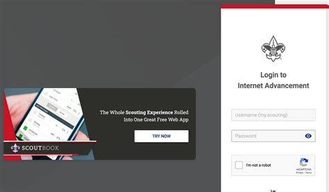 Internet Advancement Login Greyed Out Internet Advancement Scouting