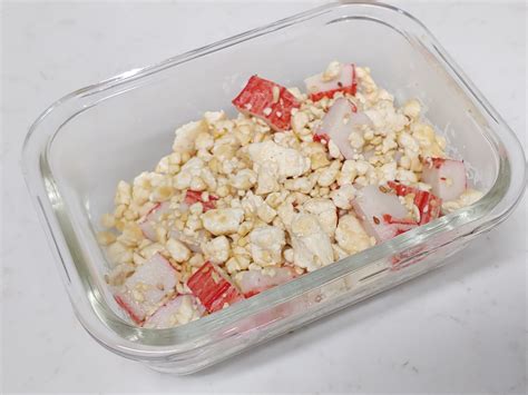 유아 반찬 맛살두부볶음 레시피