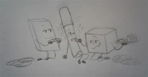 Post 2909800 Battle For Dream Island Blocky Eraser Pen Sinna Rolls