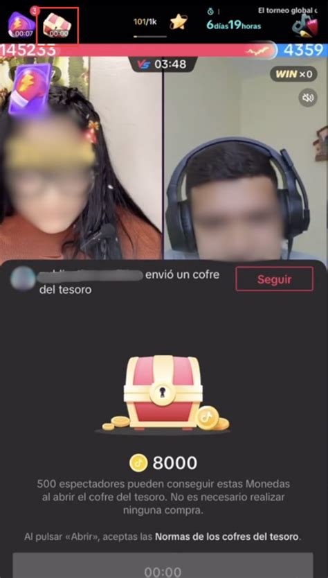 Cuidado con los cofres en los directos de TikTok utilizan dinámicas