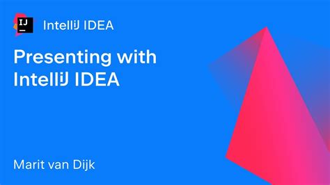 Presenting With Intellij Idea Youtube
