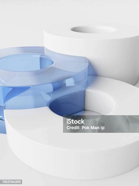 3d 렌더링 기하학적 또는 추상 적 모양 아크릴 유리 플레이트 또는 플랫폼 제품 디스플레이 여름 건강 관리 및 스킨 케어 클렌징 제품 0명에 대한 스톡 사진 및 기타 이미지