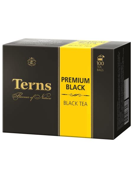 Terns "Premium Black" чай черный пакетированный, 100 пакетов купить на ...