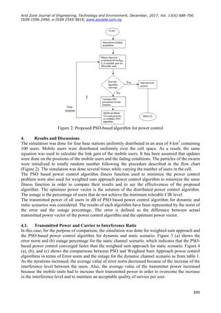 Particle Swarm Optimization PSO Based Distributed Power Control