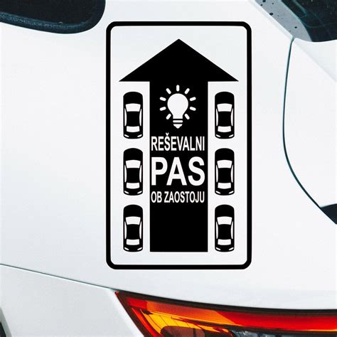 Nalepka za avto reševalni pas Gogashop