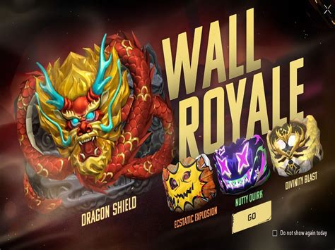 Details Rewards Guide For Free Fire Wall Royale Event