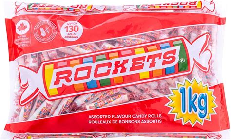 Rockets Candy Bag Of Individually Wrapped Candy Rolls 1 Kg Amazon