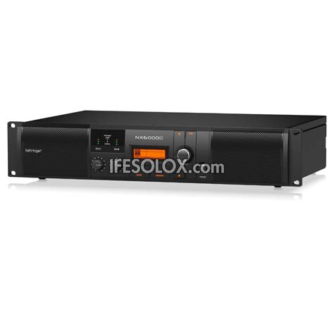 Behringer Nx6000d Ultra Lightweight 6000 Watt Class D Power Amplifier Ifesolox
