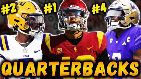 Top Qbs In The 2024 Nfl Draft Quarterback Rankings Youtube