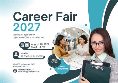 Page 3 Free Printable Job Fair Poster Template Canva