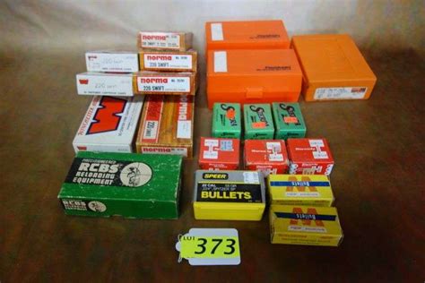 220 swift reloading set including lyman 2 die set rcbs 2 die set