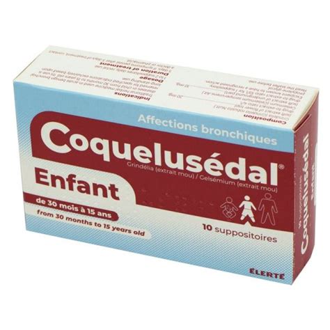 Coquelusédal Enfant 10 suppositoires 3400930194072