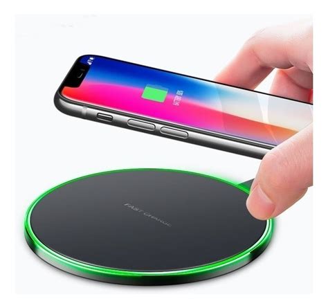 Carregador Fast Charge Sem Fio Wireless Led Indicador Cabo R 99 00