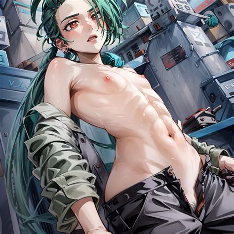 Rule 34 1girls Ai Generated Androgynous Arbitrary Green Hair Hi Res
