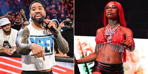 Youll Be My Vip Guest Around Here Jey Uso Invites Sexyy Red To Wwe