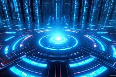 Premium AI Image A Blue Circle With The Word Data On It