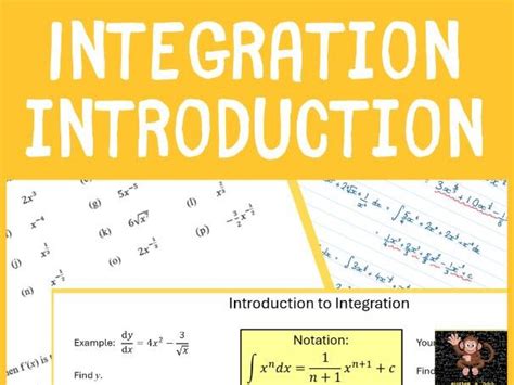 Introduction To Integration Lesson Teaching Resources