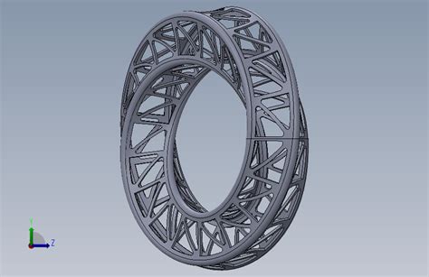 莫比乌斯环solidworks 2018模型图纸下载 懒石网