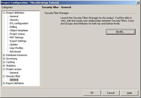 Kb16273 How To Apply A Security Filter To A Group In Microstrategy