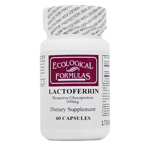 Lactoferrin 100mg – 60 capsules – Spectrum Supplements