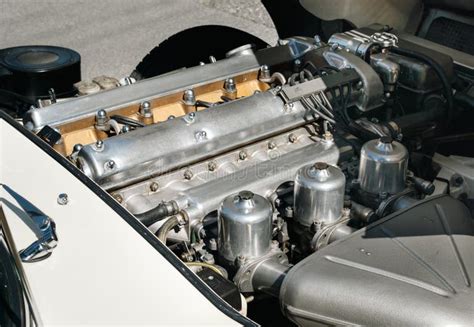 Jaguar Engine In Jaguar E Type 4 2 Coupe Editorial Photo Image Of