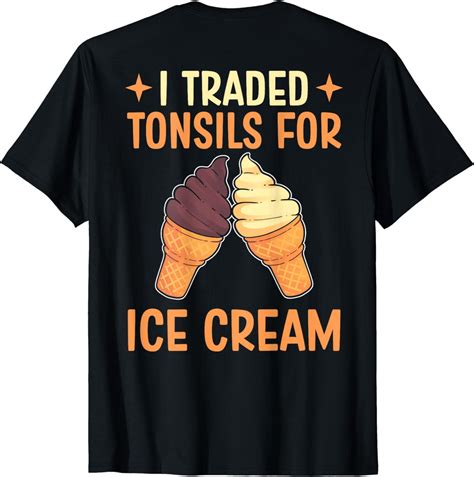 Backprint Tonsil Removal Tonsil Removal Recovery Tonsils Out T Shirt