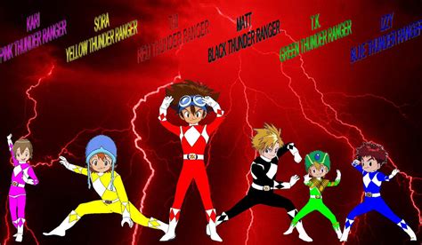 Digimon Mighty Morphin For Pikatwig By Raatnysba On Deviantart