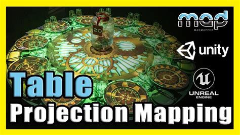 Table Projection Mapping Madmapper Unity Unrealengine YouTube