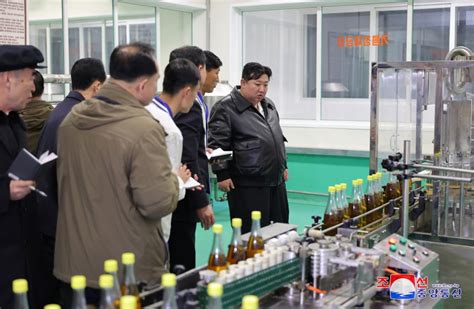 敬爱的金正恩同志视察金化郡地方工业工厂 图片新闻 朝鲜锦绣江山