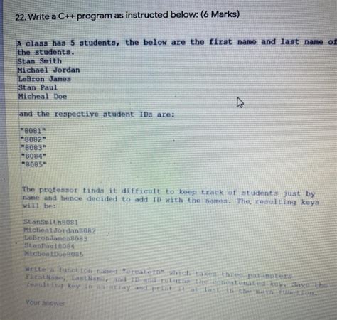 Solved 22 Write A C Program As Instructed Below 6