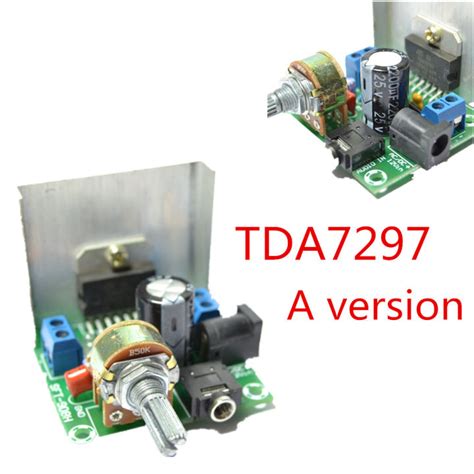 Occkic TDA7297 Version A Power Amplifier Board Digital Audio Dual Channel Module 15W 15W