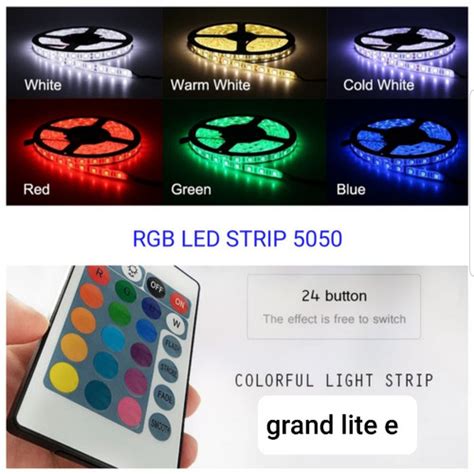 Jual Lampu Led Strip RGB Remote Jakarta Pusat Grand Lite Electric Tokopedia
