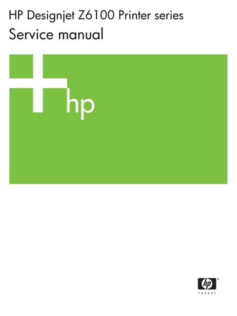 Pdf Hp Designjet Z6100 Printer Series Service Manual Dokumen Tips