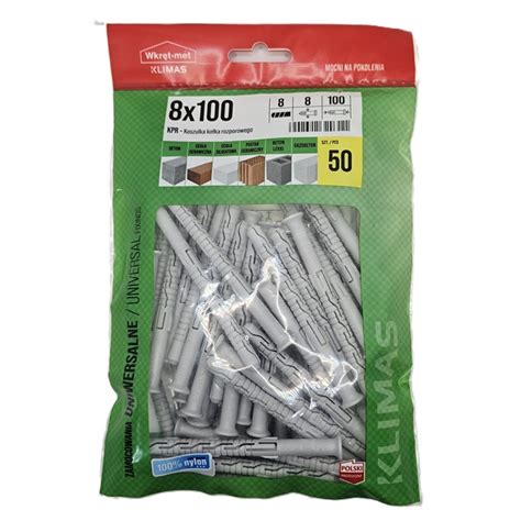 Diblu 8x100mm Kpr 50bucset Produs Suruburi Holsuruburi