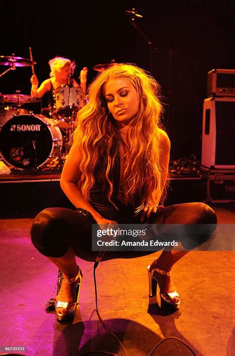 Actress Carmen Electra Performs With The Chelsea Girls At The Roxy