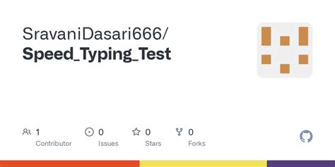 github sravanidasari666 speed typing test