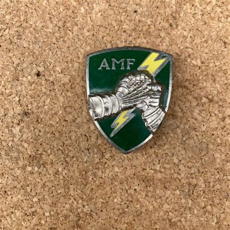 Amf Allied Mobile Force Enamel Badge