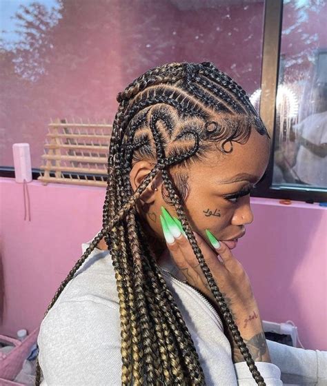 Brown Aesthetic On Twitter Braided Hairstyles Hair Ponytail Styles Braided Cornrow Hairstyles