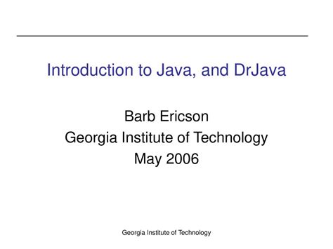 Introduction To Java And Drjava Ppt Download