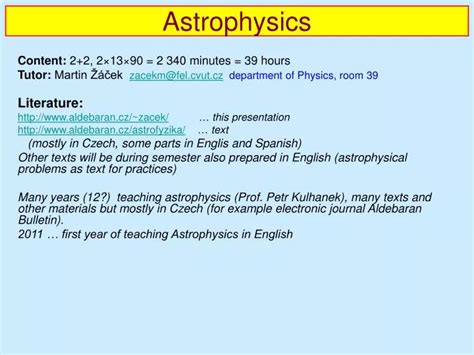 Ppt Astrophysics Powerpoint Presentation Free Download Id 4887468