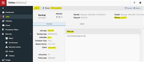 Remote Infrastructure Management Veritas Netbackup 8 1 2 Webui