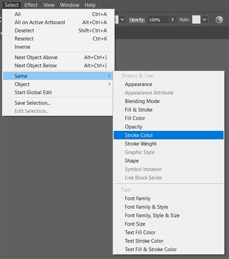 Vector How To Change Outline Color With Eyedropper In Adobe