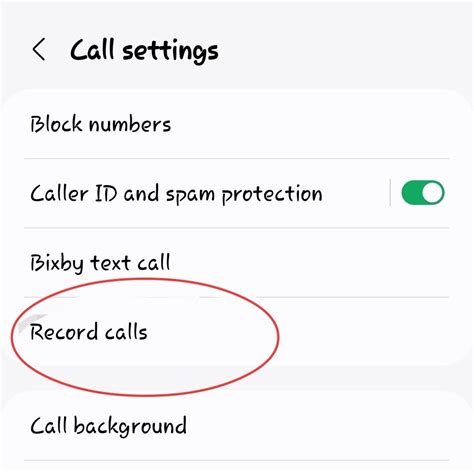 Call Recording Option Not Available Samsung Members