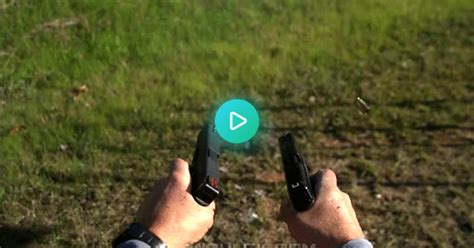 Dual Wielded Glocks In Slow Motion  On Imgur