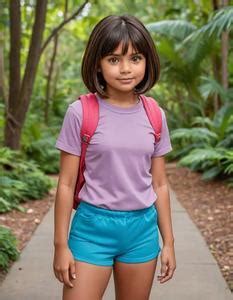 Dora The Explorer Cosplay Free Face Swap ID