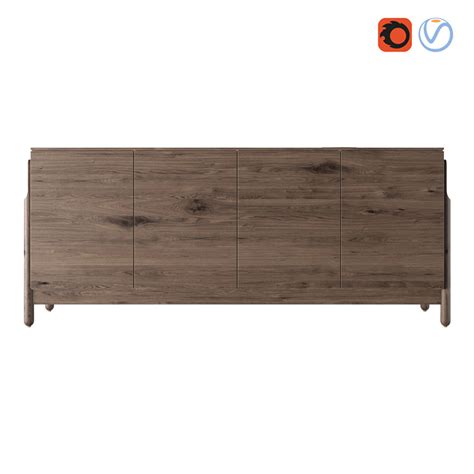 Ash Set Sideboard 3d Model Cgtrader