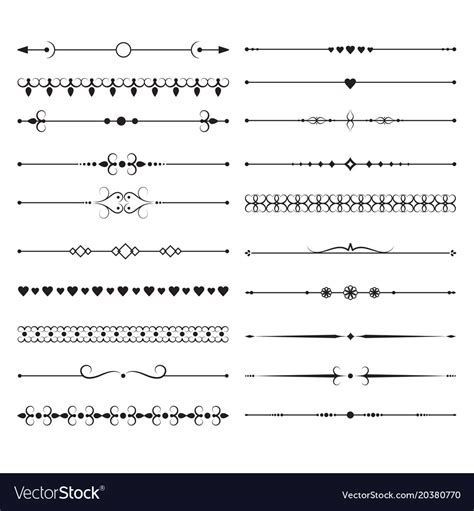 Vintage Border Line Vector
